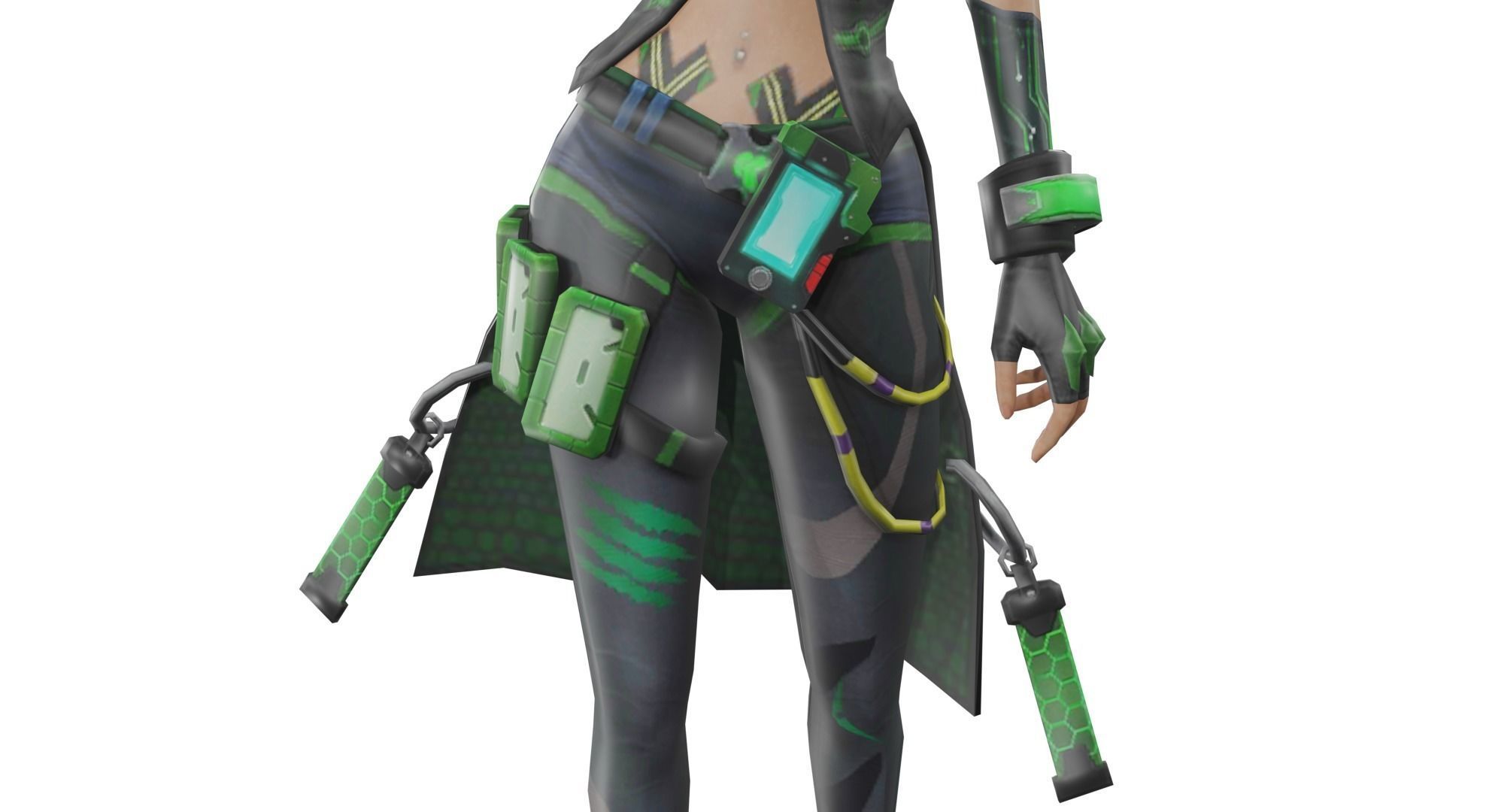 Moco - Free Fire 3D Model Download - Blender - OBJ - Character 3D model ...