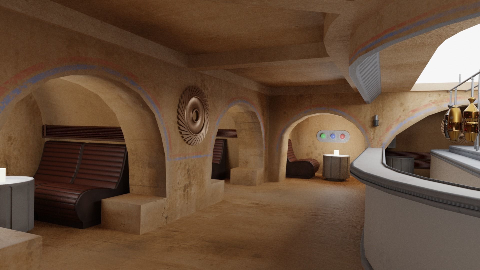 3D model Star Wars Cantina Interior 3D model VR / AR / low-poly | CGTrader