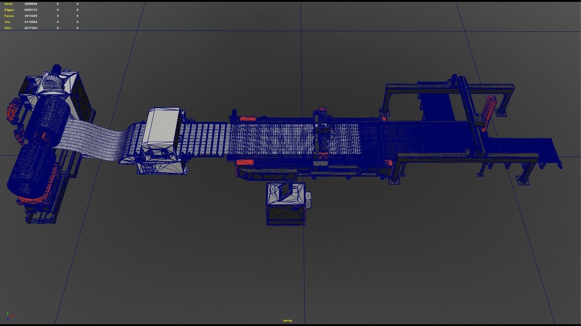Coil laser cutting machine Animation 3D model animated rigged | CGTrader