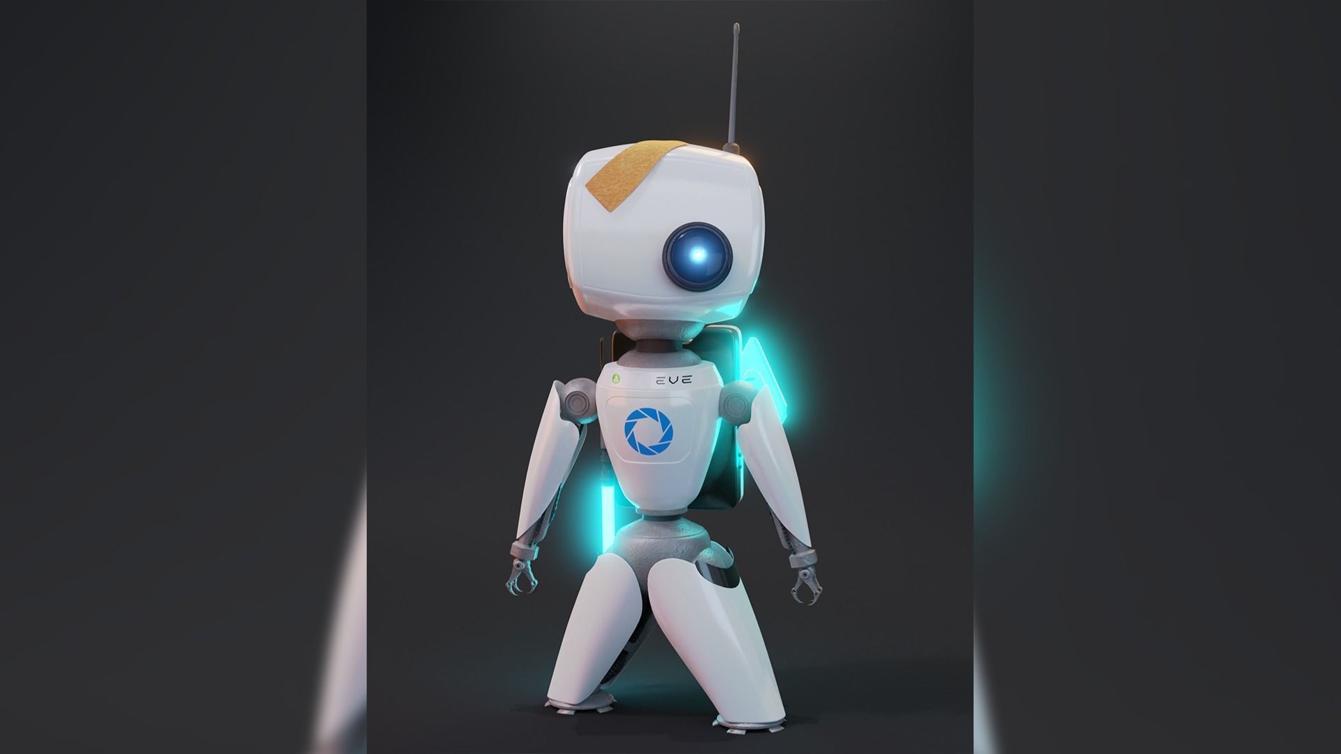 EVE Little Mechabot free 3D model animated rigged | CGTrader
