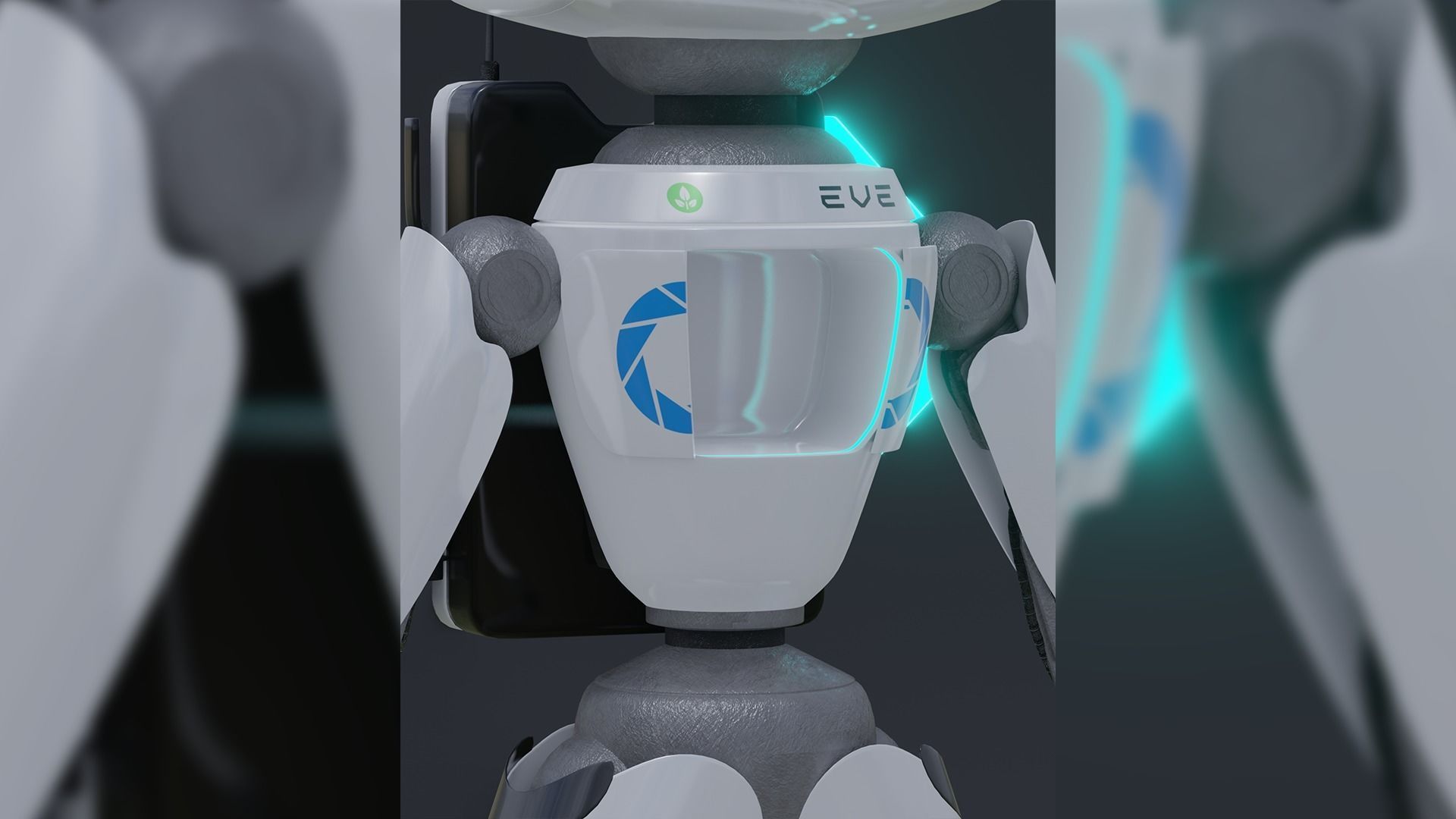 EVE Little Mechabot free 3D model animated rigged | CGTrader