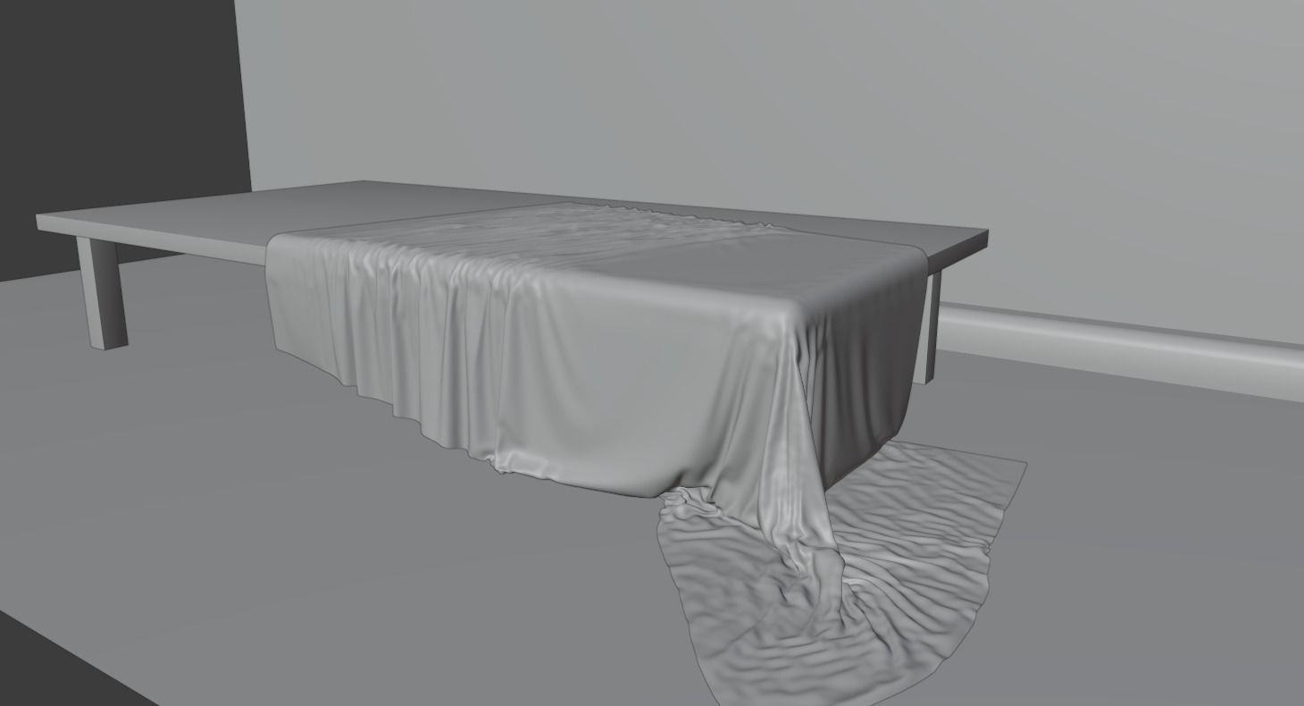 Table Cloth - High Quality - Kitchen - High Poly free 3D model | CGTrader