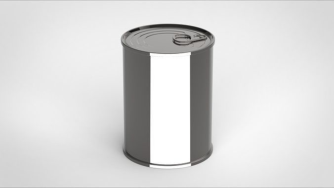 tall can 3D model | CGTrader