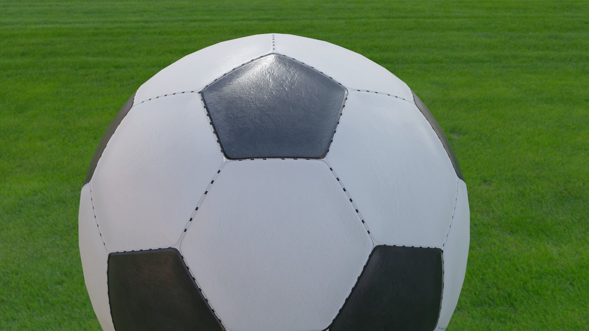 Simple Low Poly Soccer Ball Football free VR / AR / low-poly 3D model ...