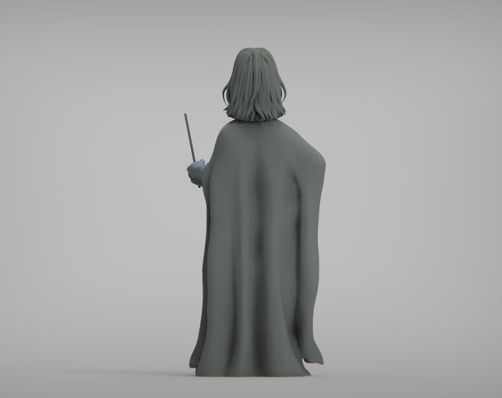 Severus Snape cartoon 3D model 3D printable | CGTrader