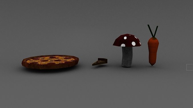 3D model LowPoly Food Assets VR / AR / low-poly | CGTrader