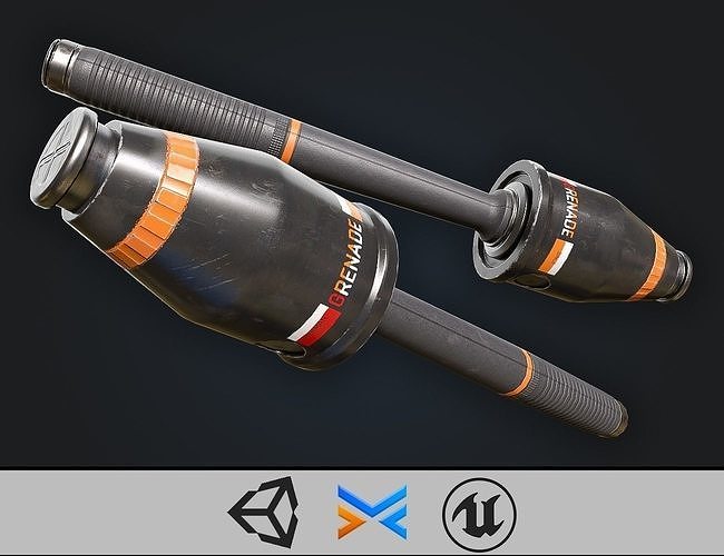 3D model Modern style grenade VR / AR / low-poly | CGTrader