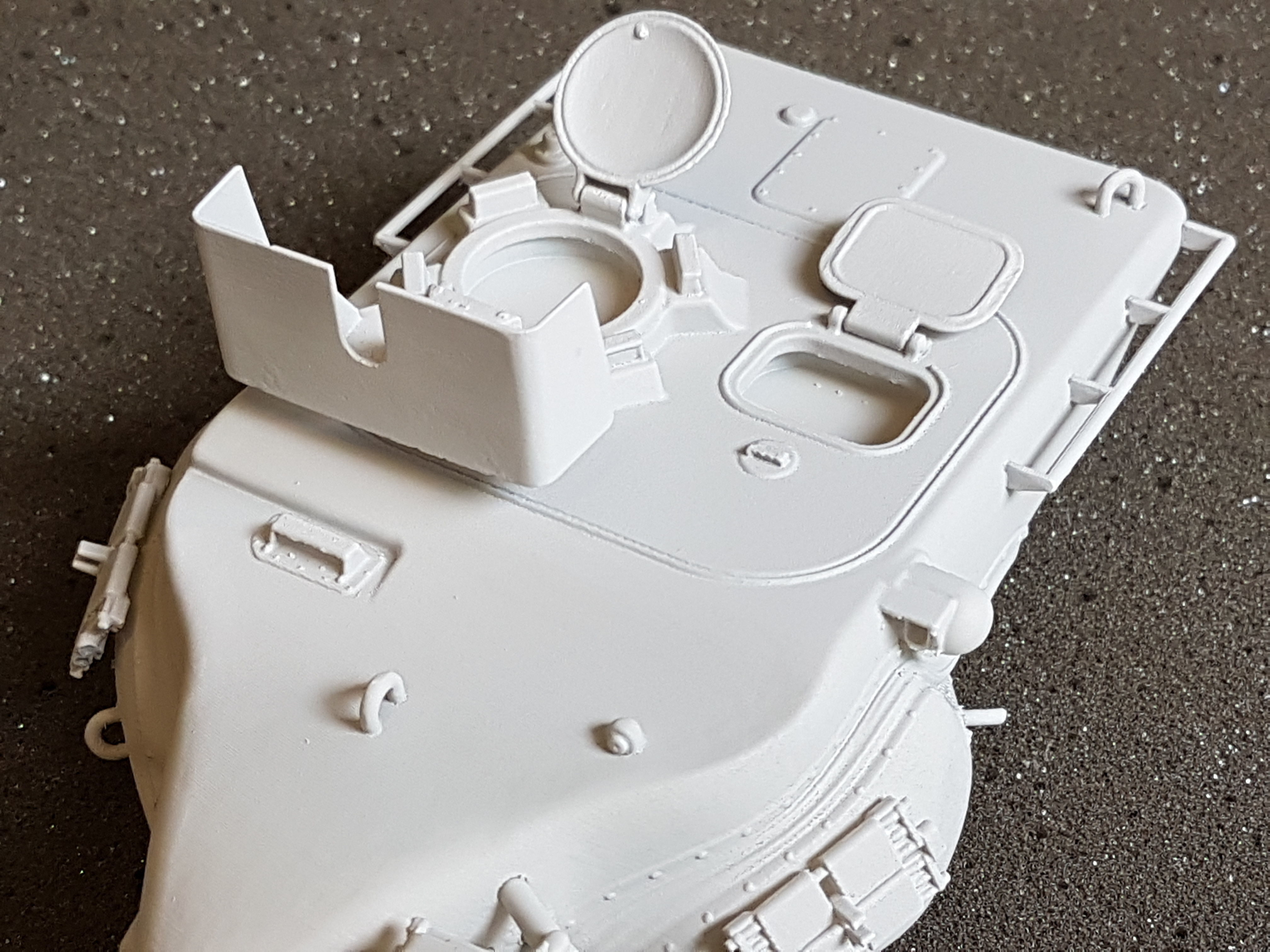 Scale T57 tank turret only 3D model | CGTrader