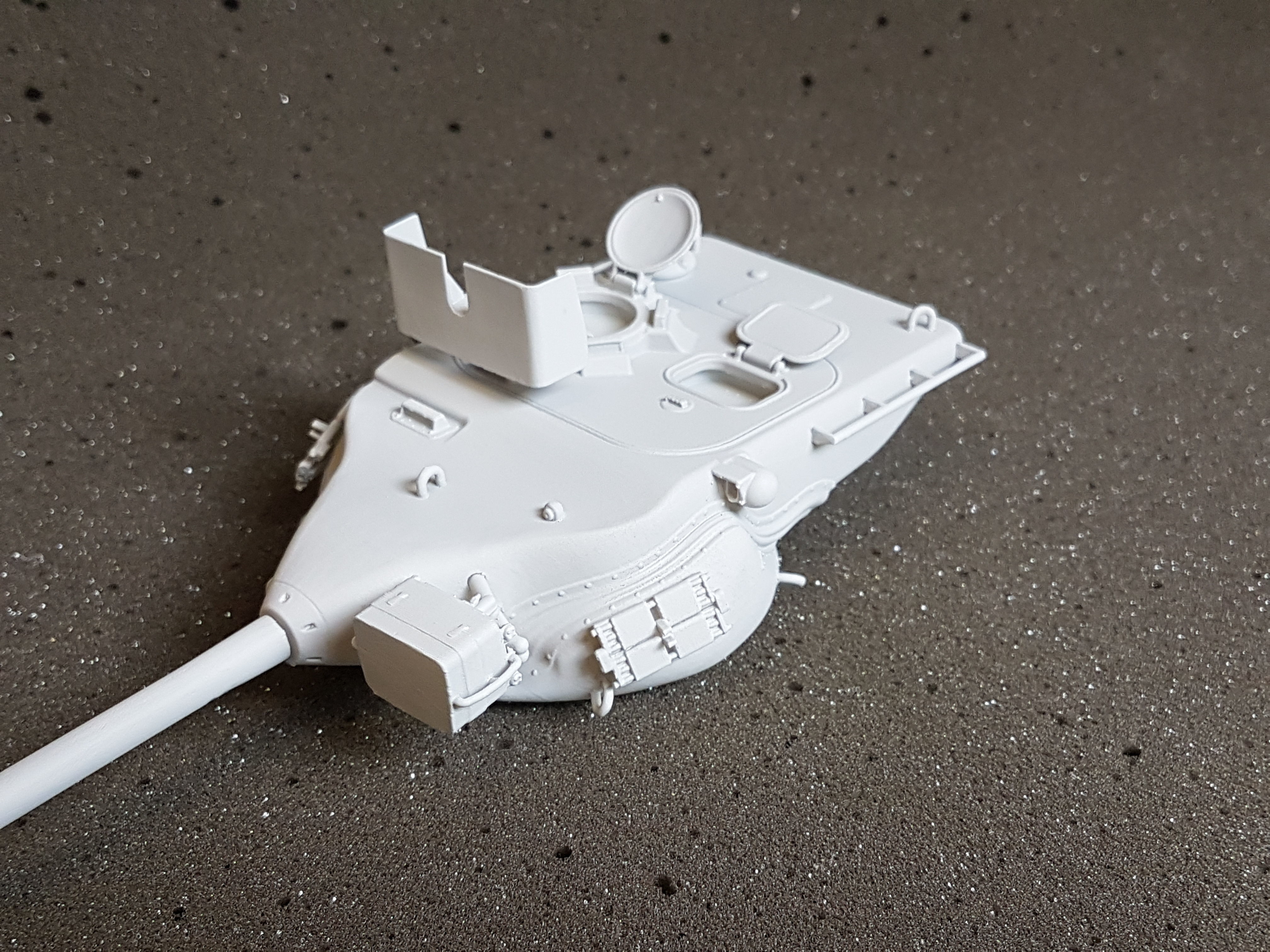 Scale T57 tank turret only 3D model | CGTrader