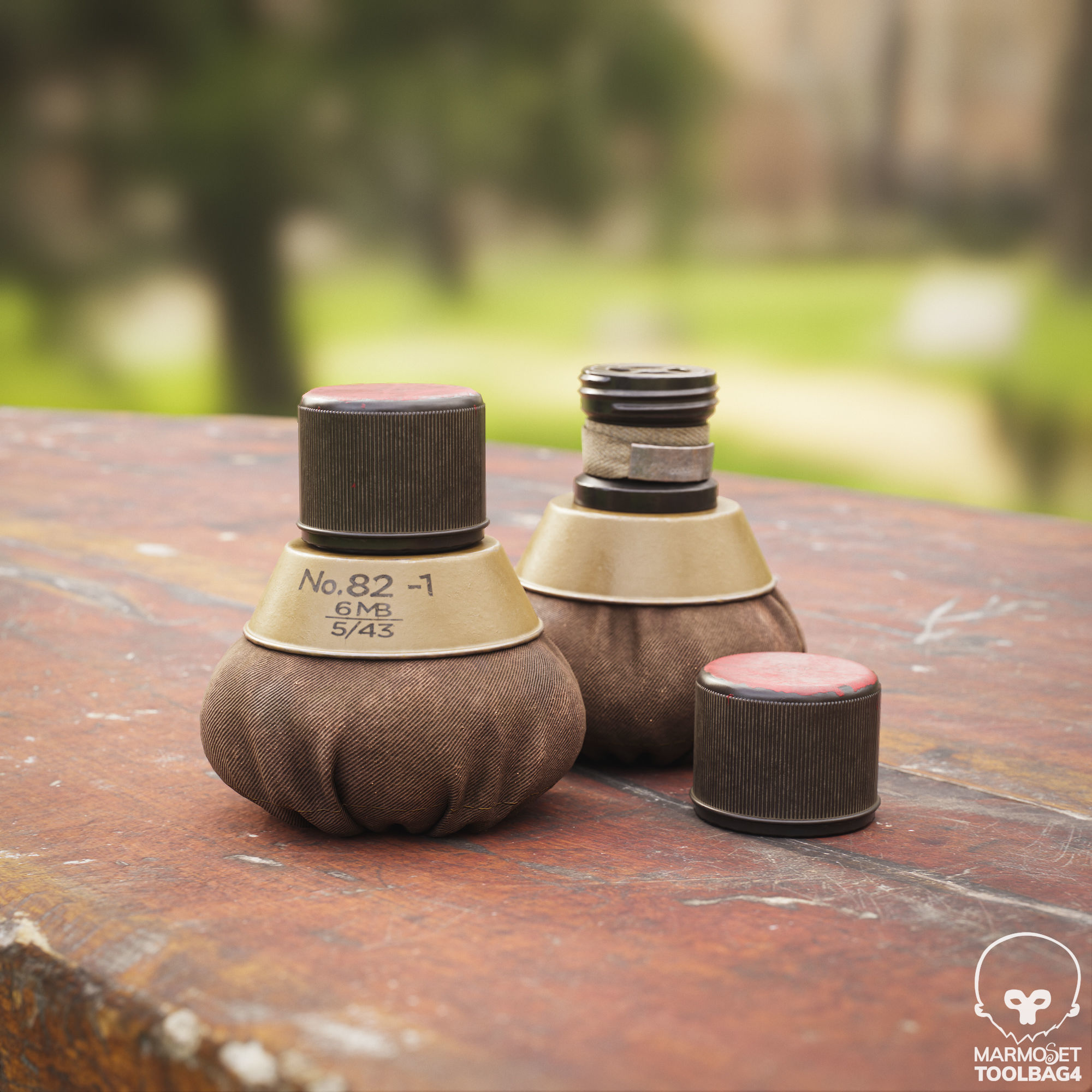 3D model No 82 Gammon Bomb VR / AR / low-poly | CGTrader