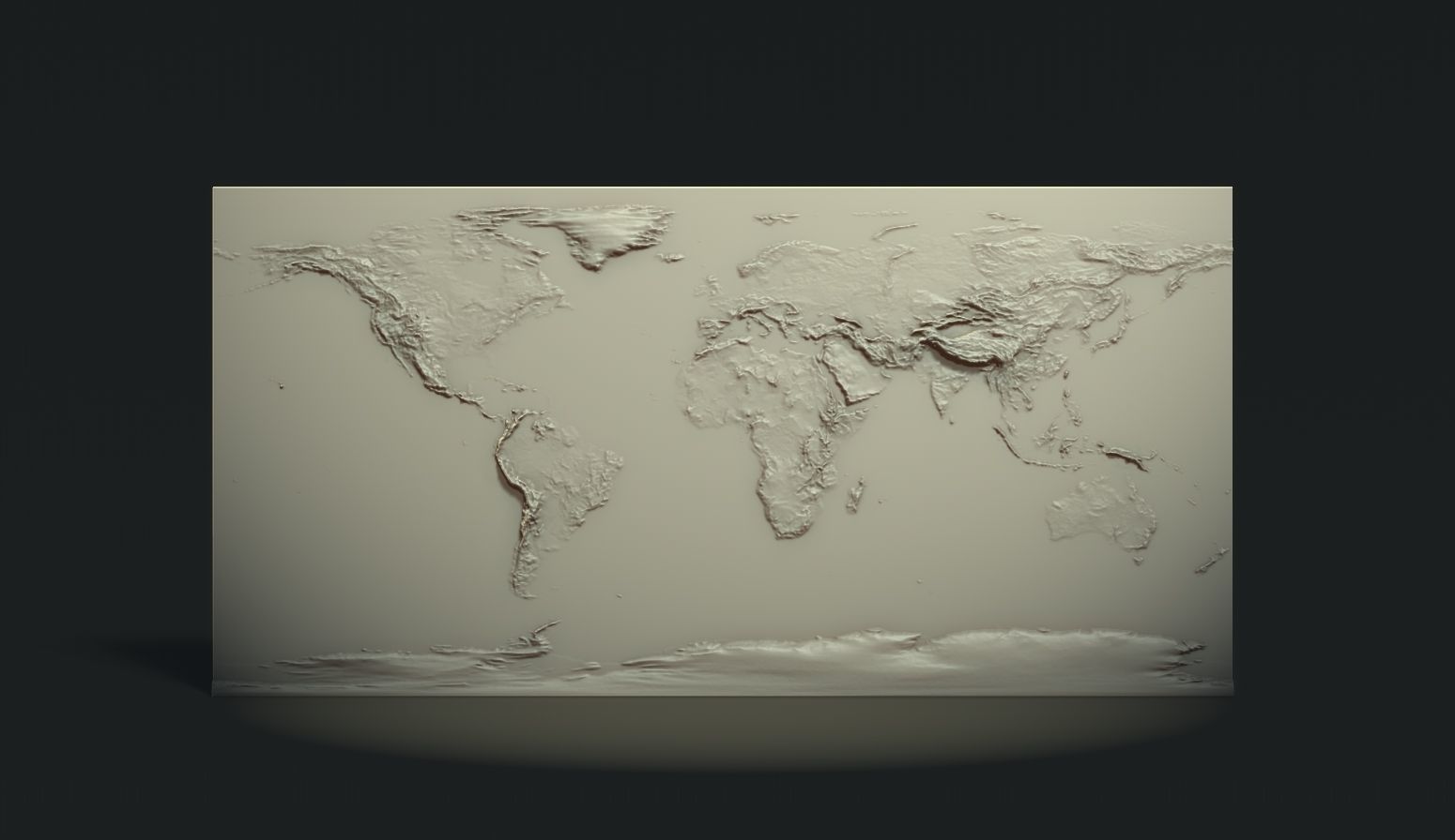 world map 3D model 3D printable | CGTrader
