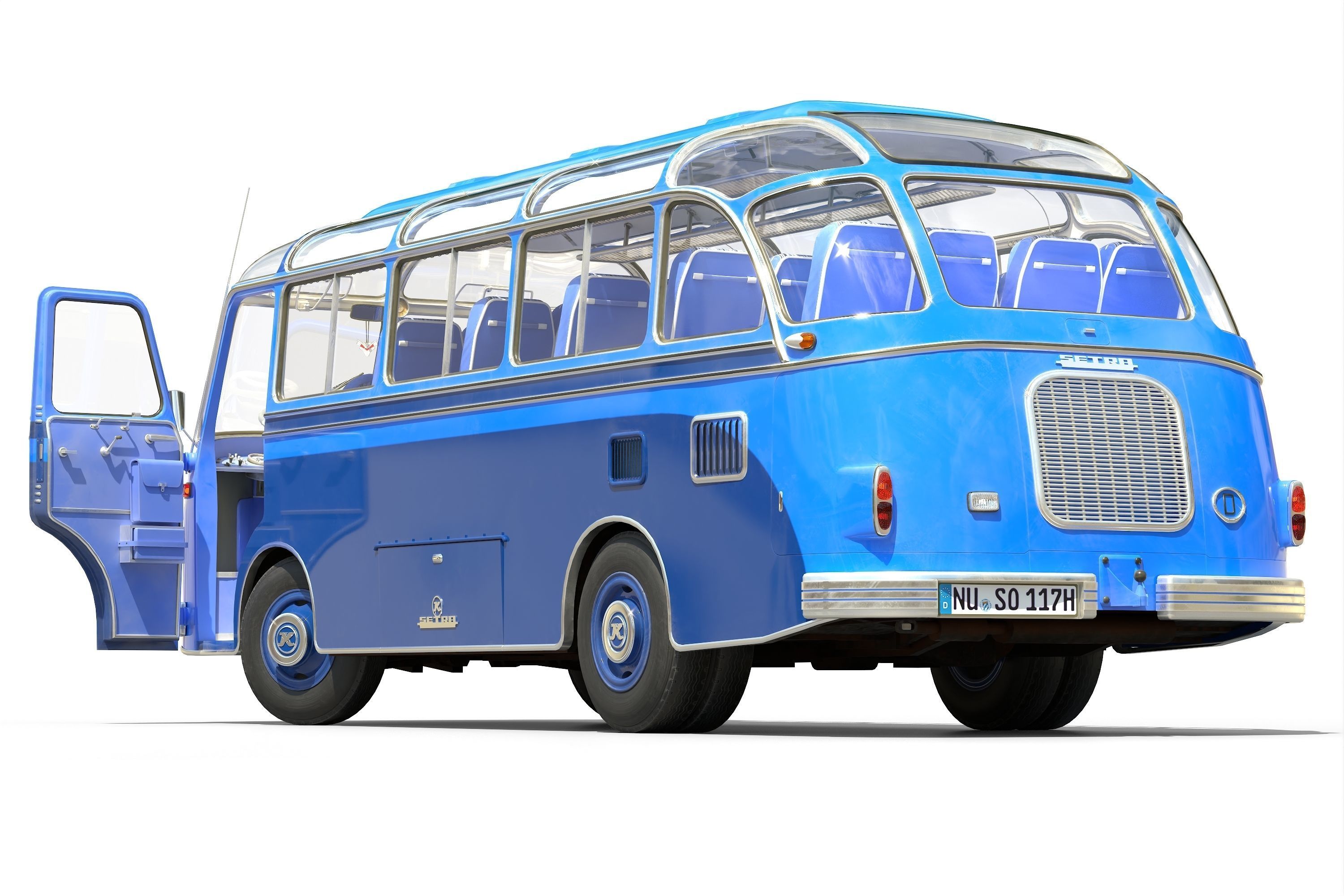 3D model Setra S6 VR / AR / low-poly | CGTrader