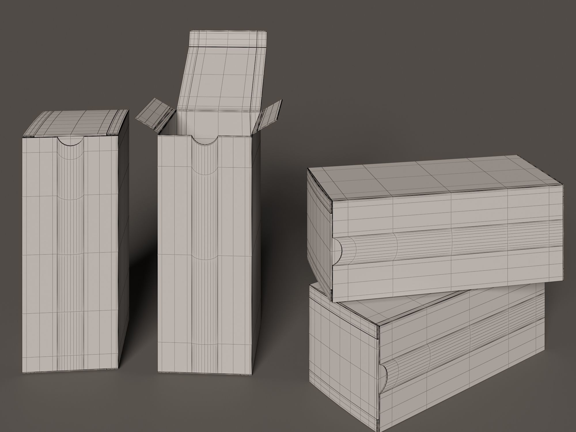 3D Boxes 3D model | CGTrader