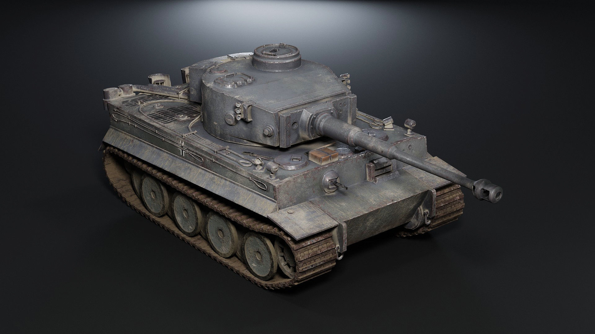 Tiger tank 3D model | CGTrader