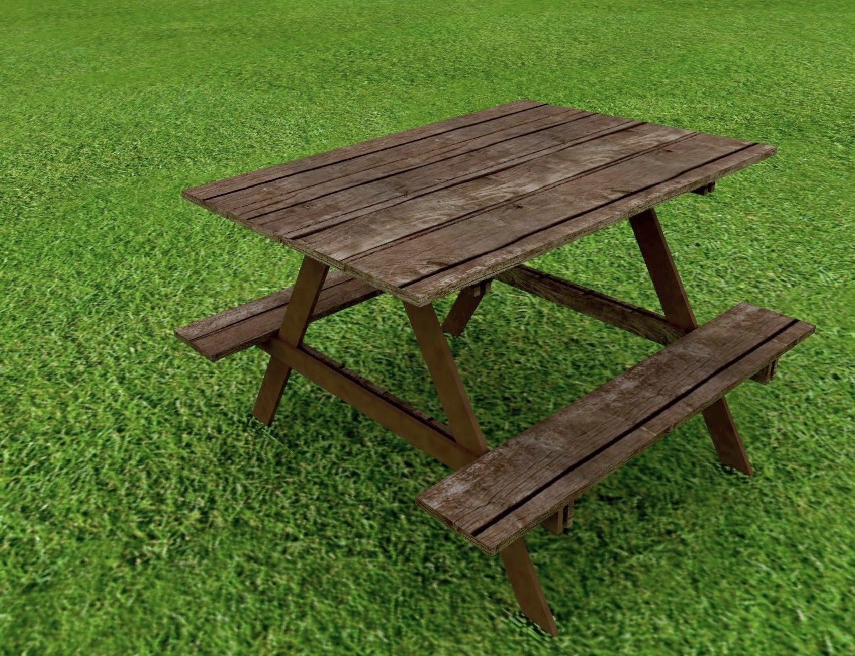 Picnic Table 3D model | CGTrader