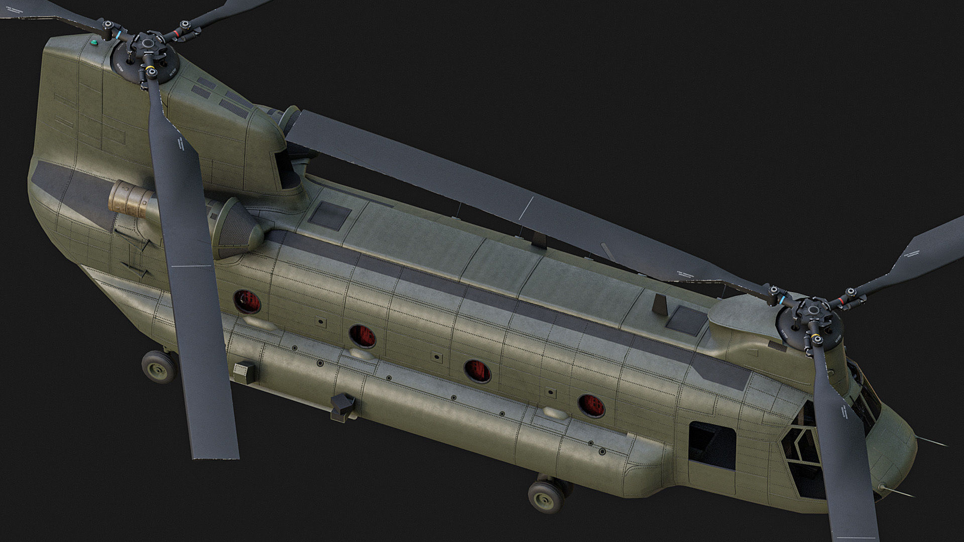 3D model Chinook VR / AR / low-poly | CGTrader