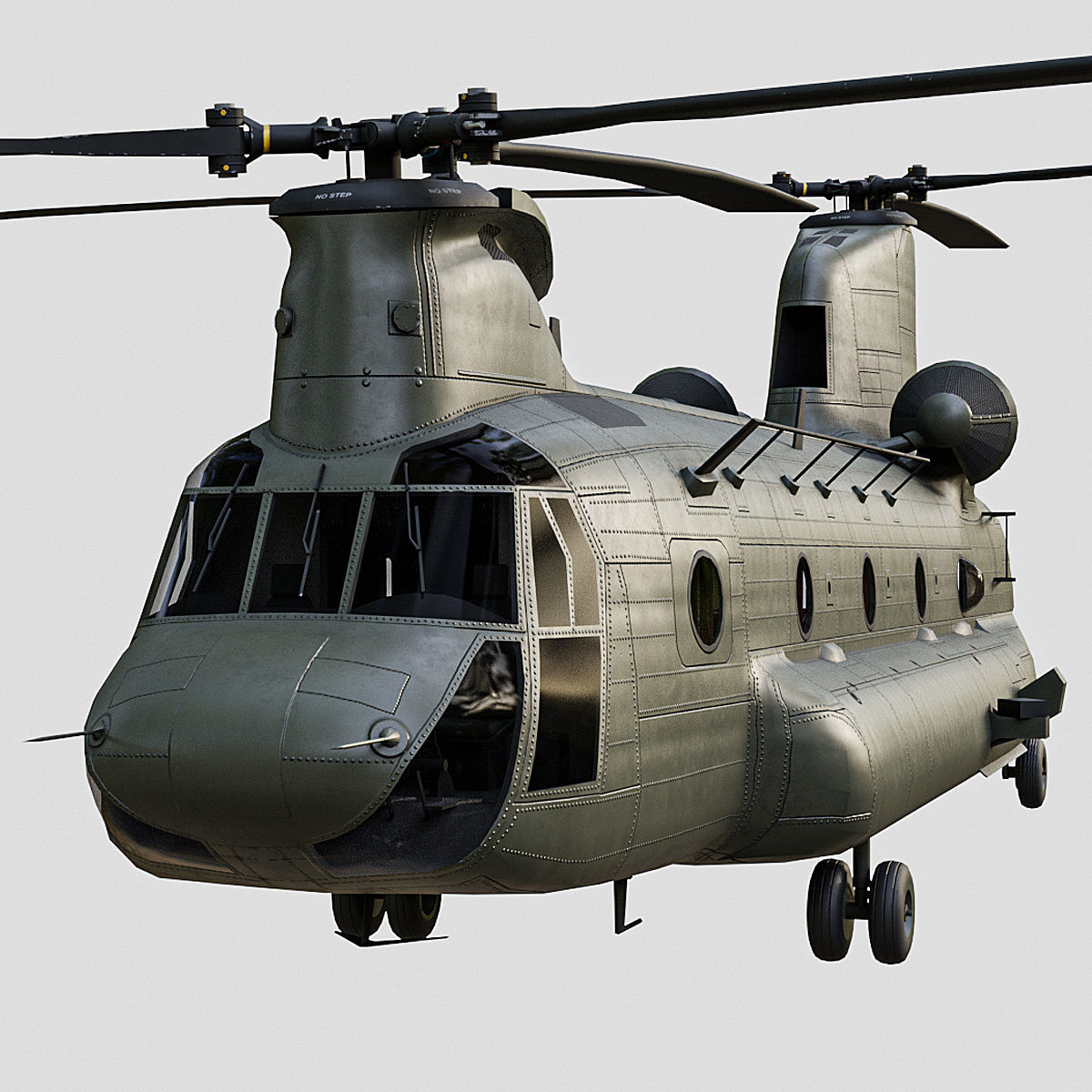 3D asset Chinook | CGTrader