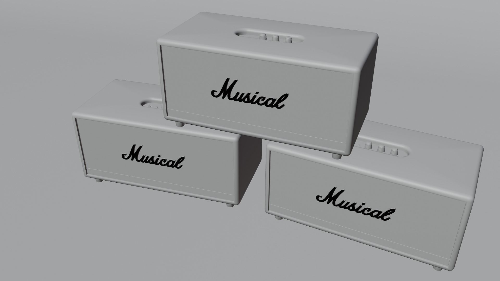 Audio speaker model free 3D model | CGTrader