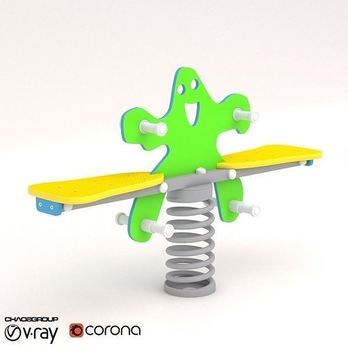Ghost Seesaw - Corona - Vray 3D model | CGTrader
