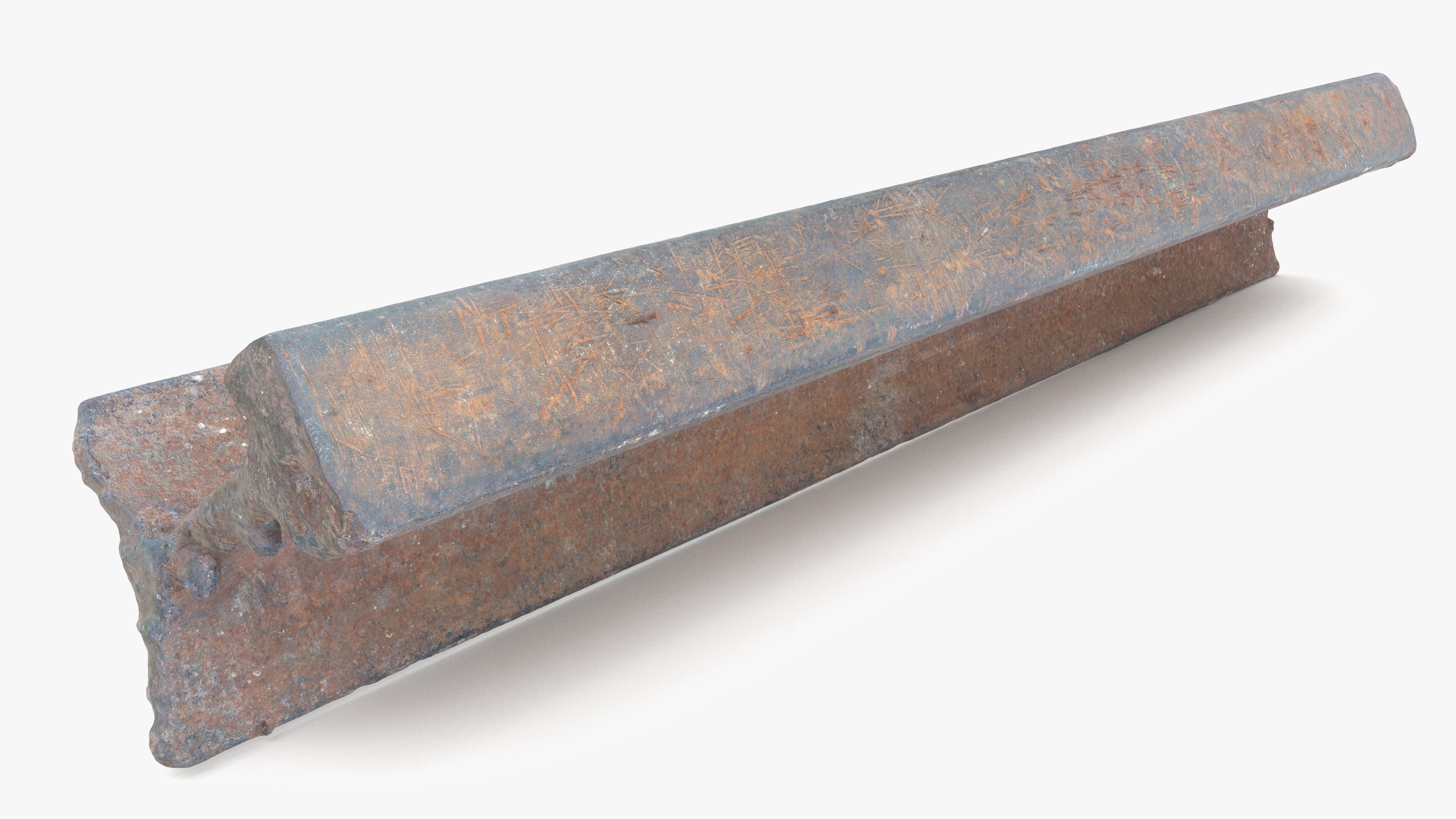 3D model Metal Rail Piece VR / AR / low-poly | CGTrader