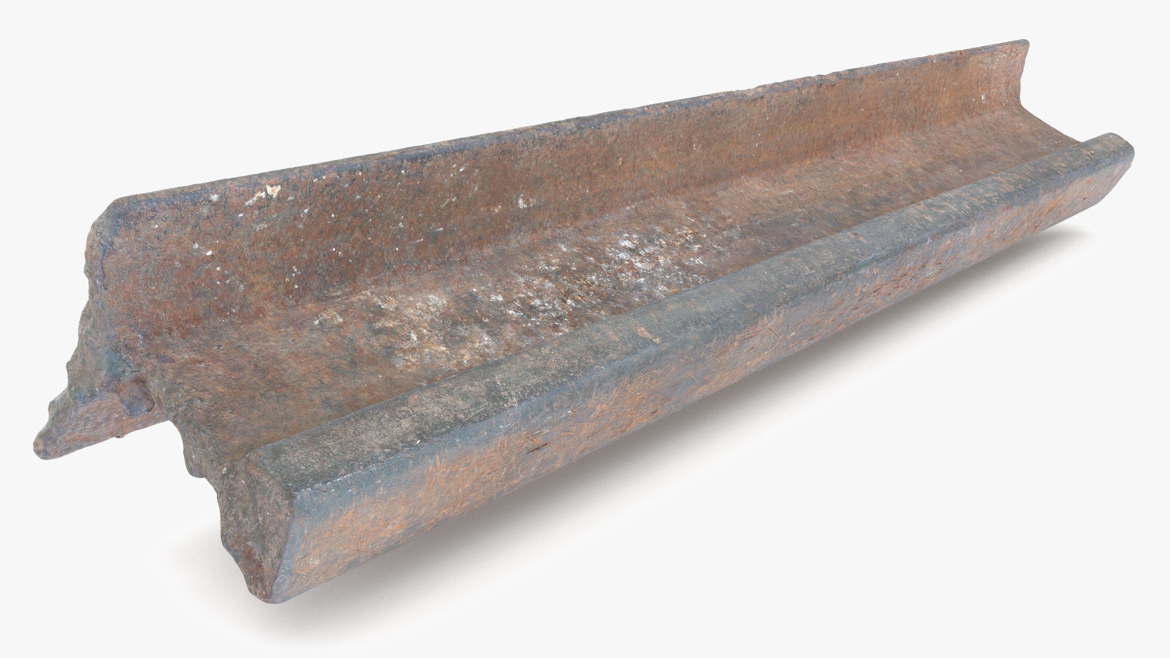 3D model Metal Rail Piece VR / AR / low-poly | CGTrader