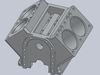 V4 engine block free 3D model 3D printable | CGTrader