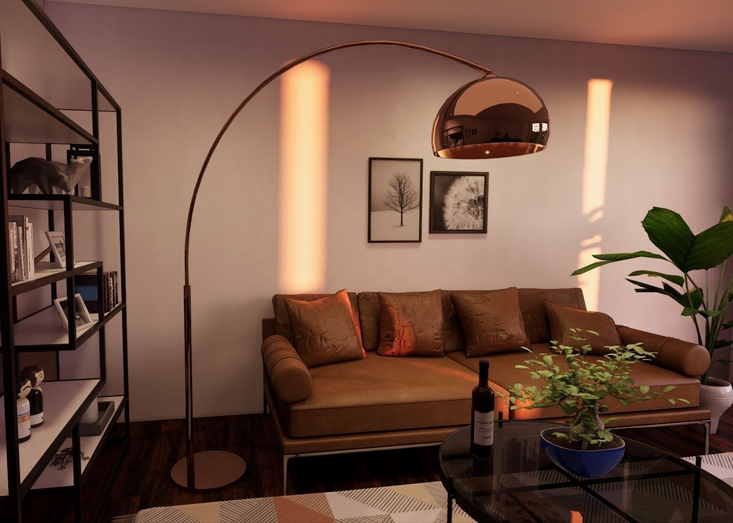 Arc floor lamp -Revit 2018- free 3D model | CGTrader