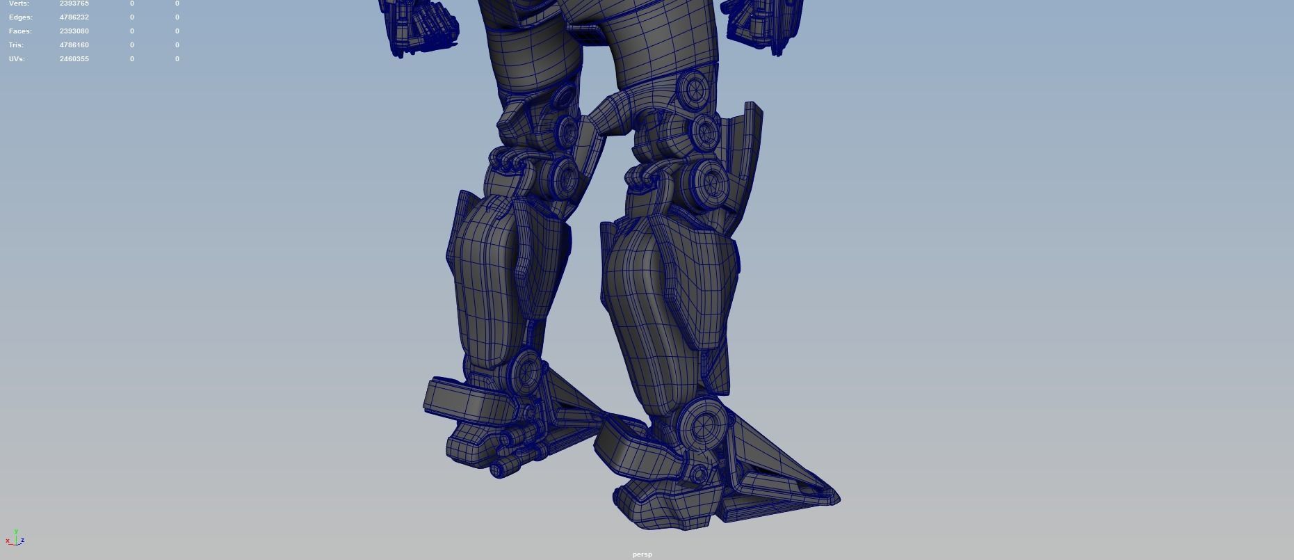 Robot 3D model rigged | CGTrader