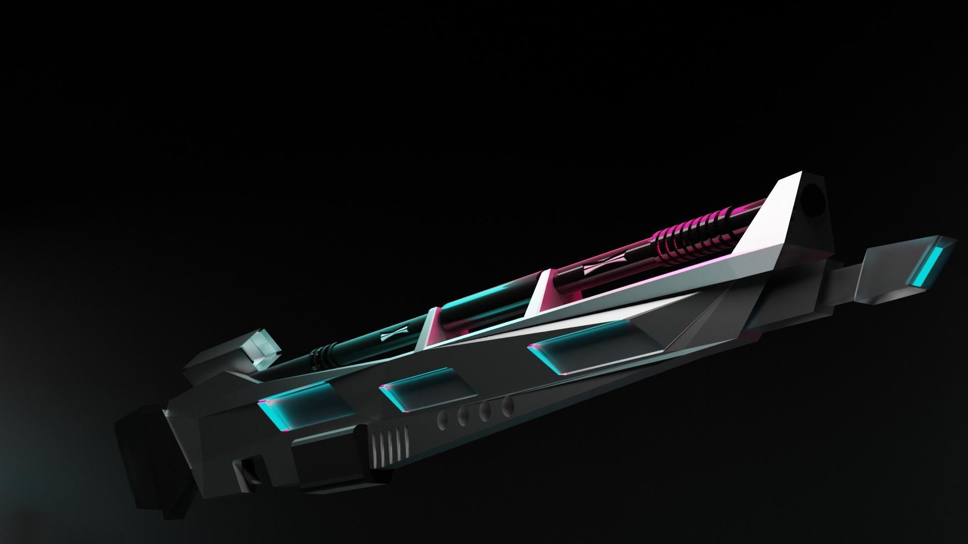 cyber sniper free VR / AR / low-poly 3D model | CGTrader