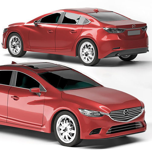 mazda 6 sedan 3D model | CGTrader