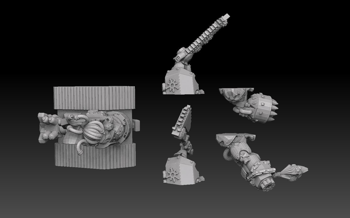 Tank Demon Megapack 3D model 3D printable | CGTrader