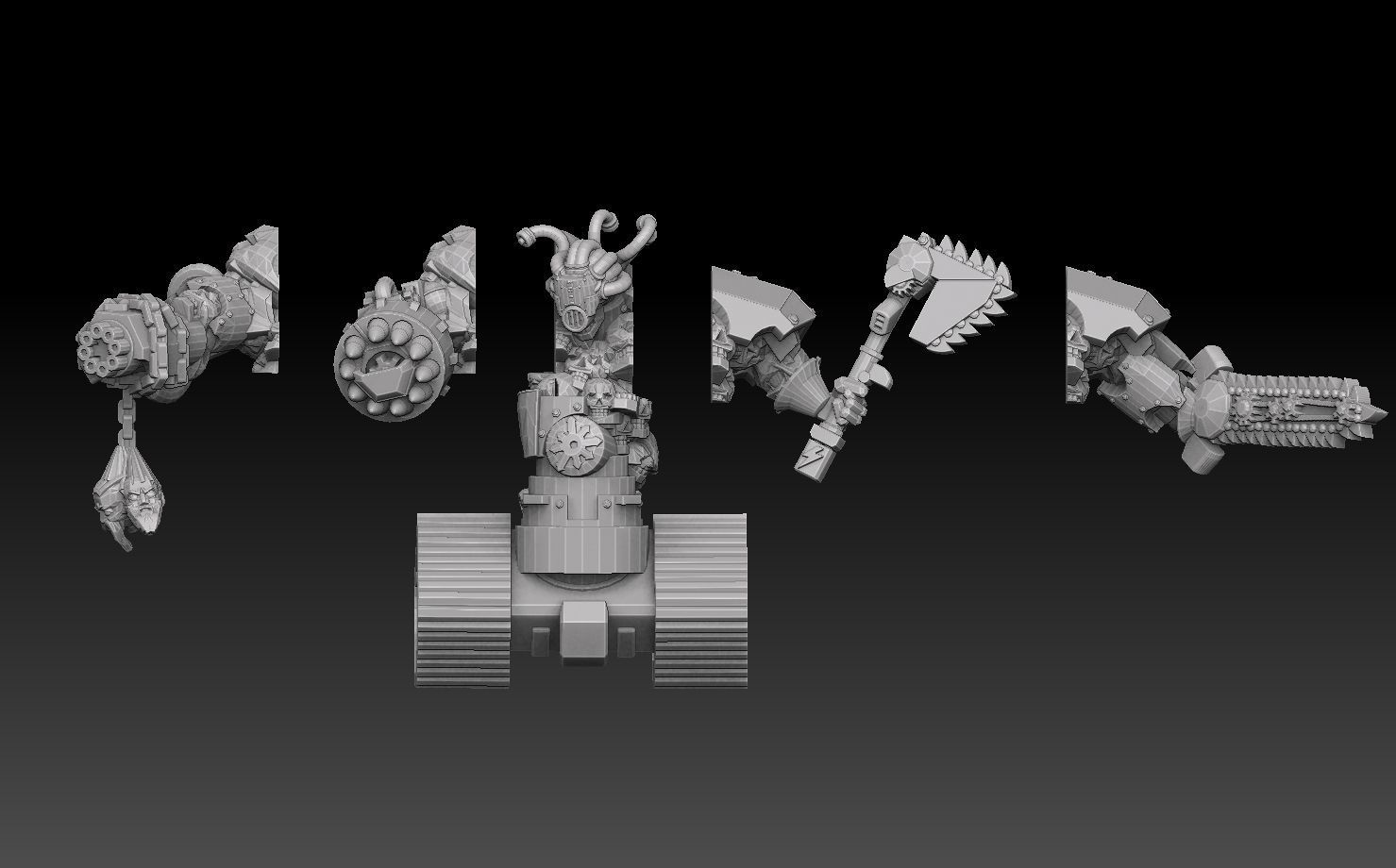 Tank Demon Megapack 3D model 3D printable | CGTrader