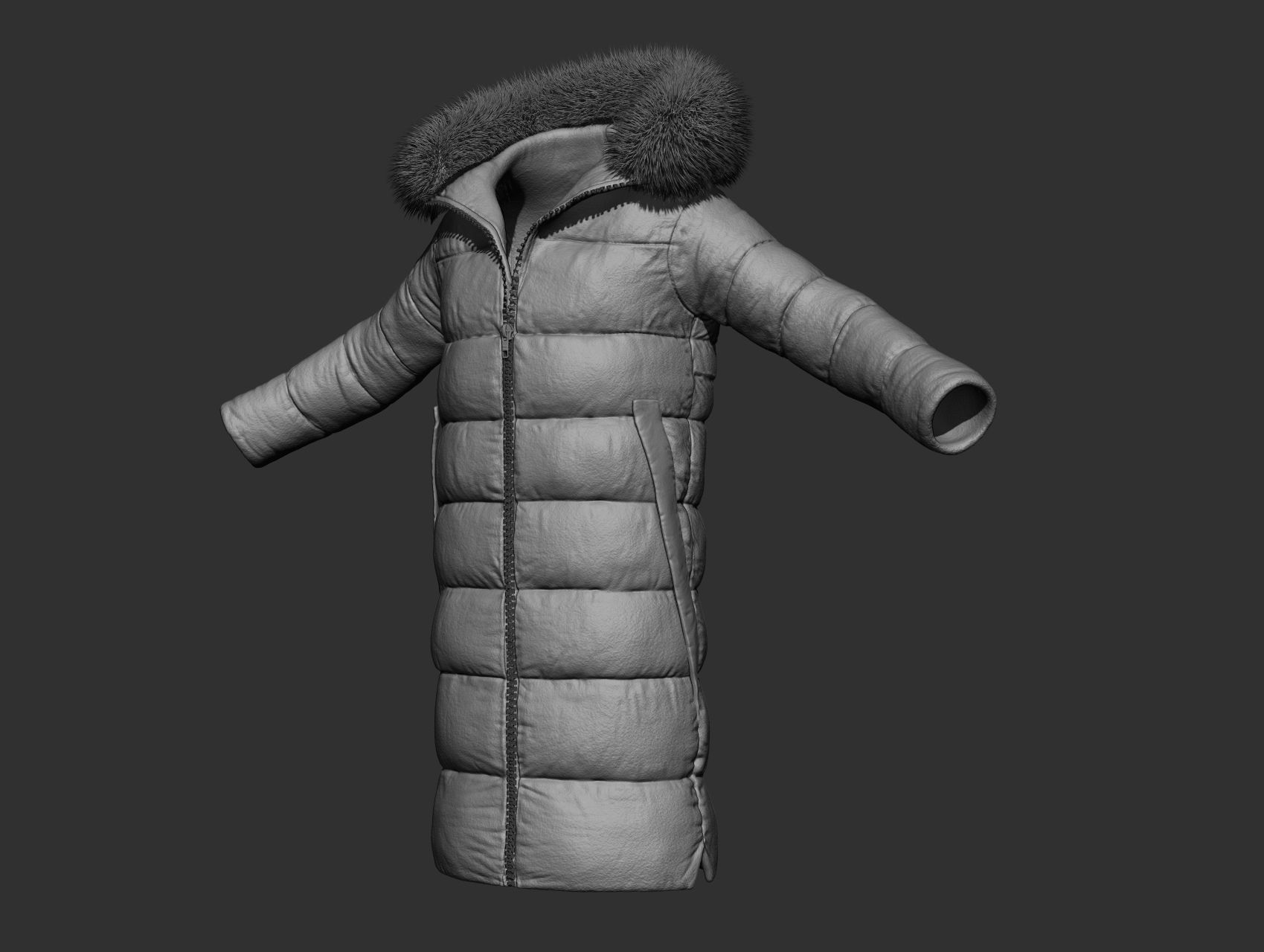 Female Jacket free 3D model | CGTrader