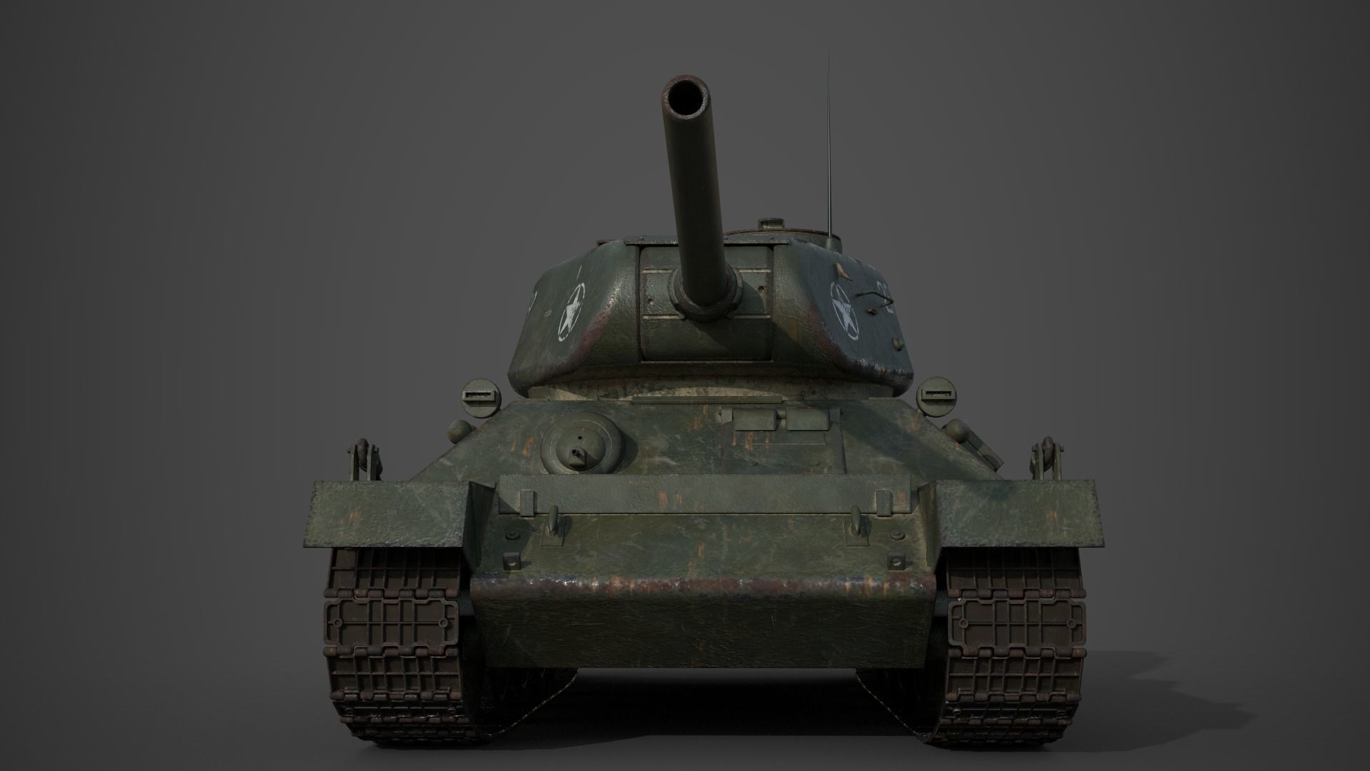 3D model T-34 Medium tank VR / AR / low-poly | CGTrader