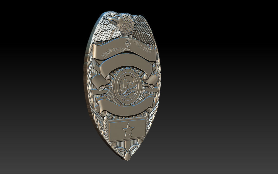 Tucson Arizona Badge - 3D Badges Collection 3D model 3D printable ...