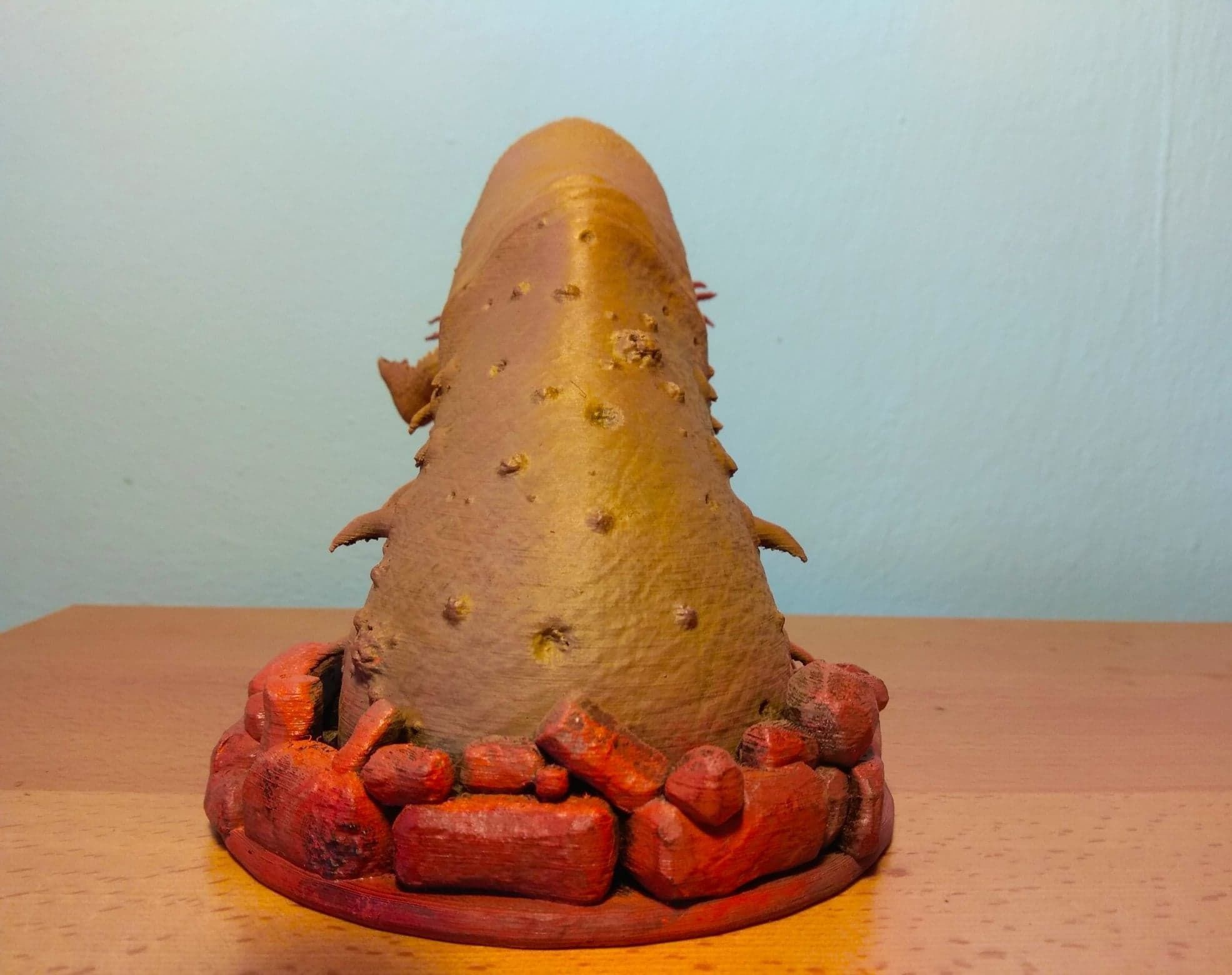 Graboid from Tremors Statue - 3D Print Model testes and printed 3D ...