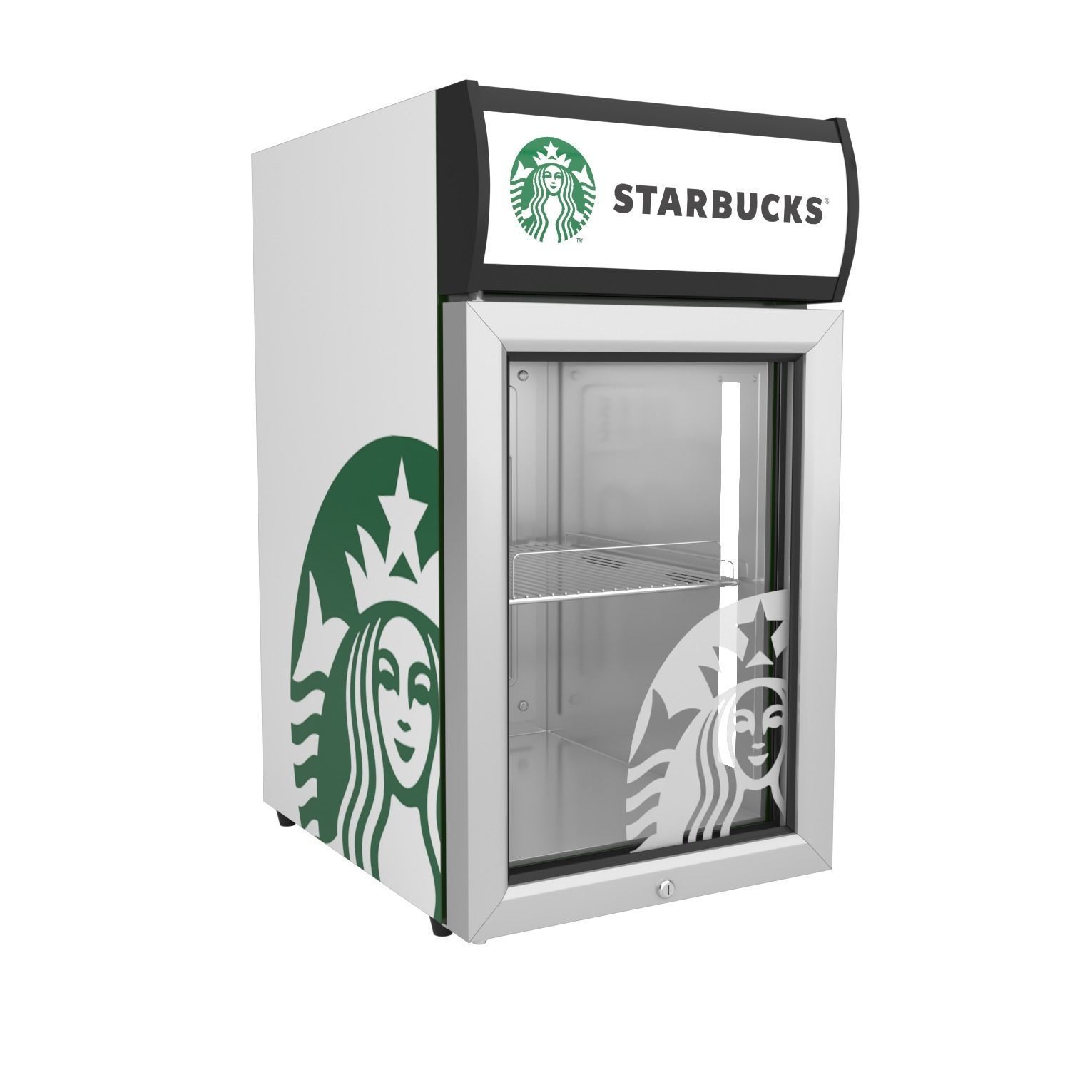 Starbucks Fridge 3D model | CGTrader