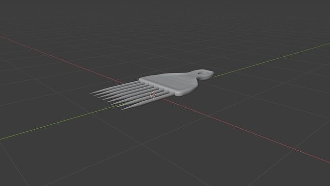 Hair Pick free 3D model | CGTrader