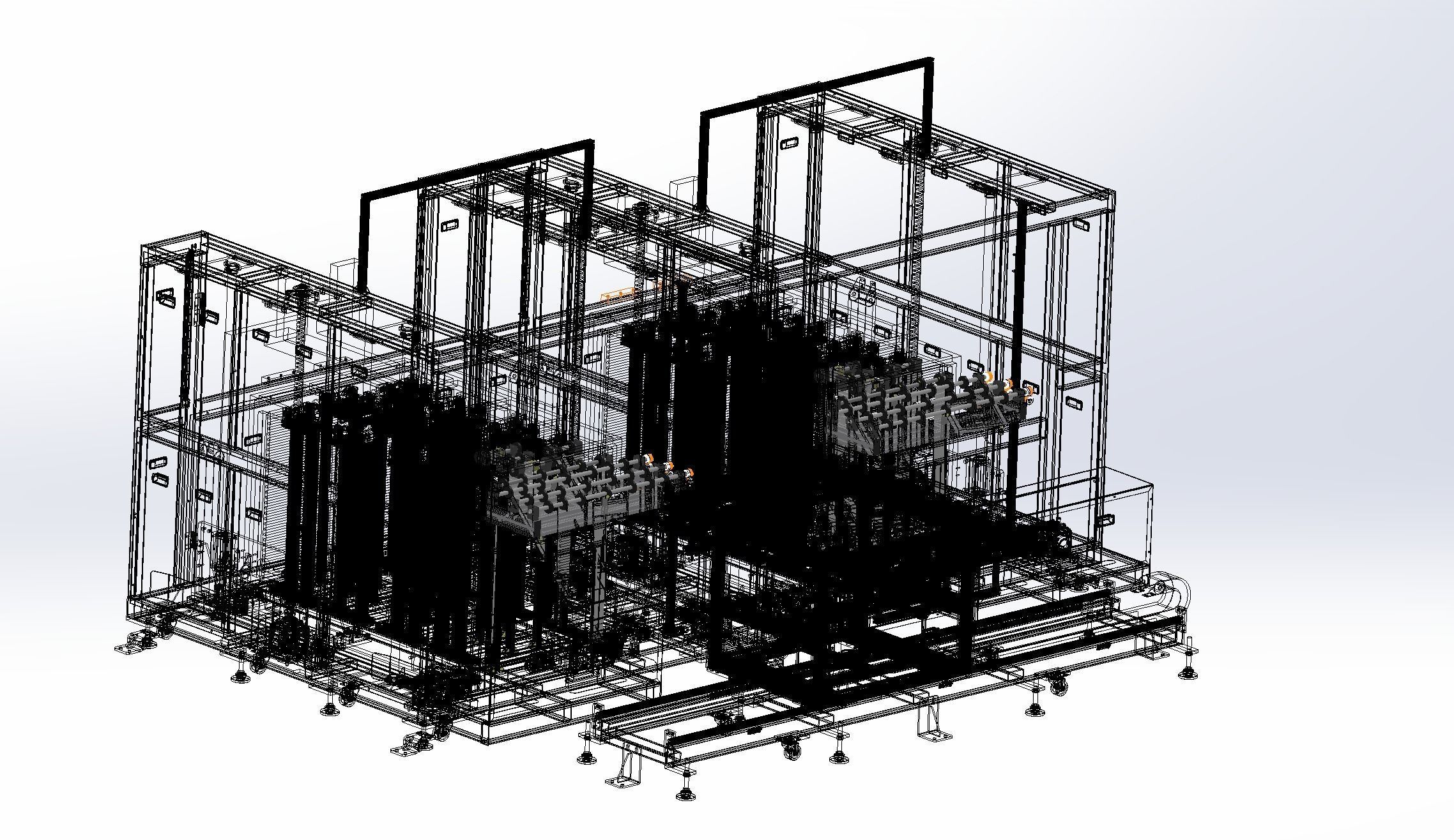 Large panel receiving loading and unloading machine 3D model | CGTrader