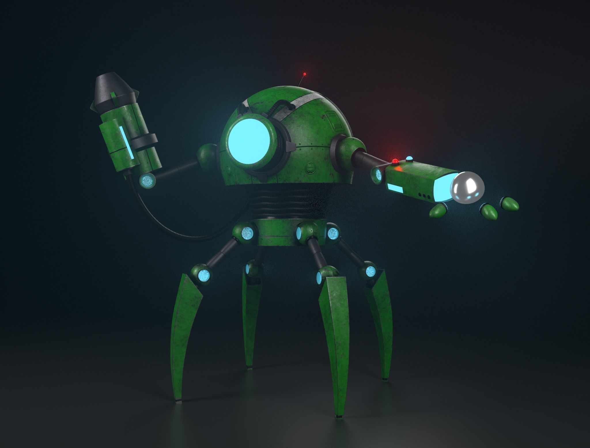 Mini Robot Killer 3D model | CGTrader