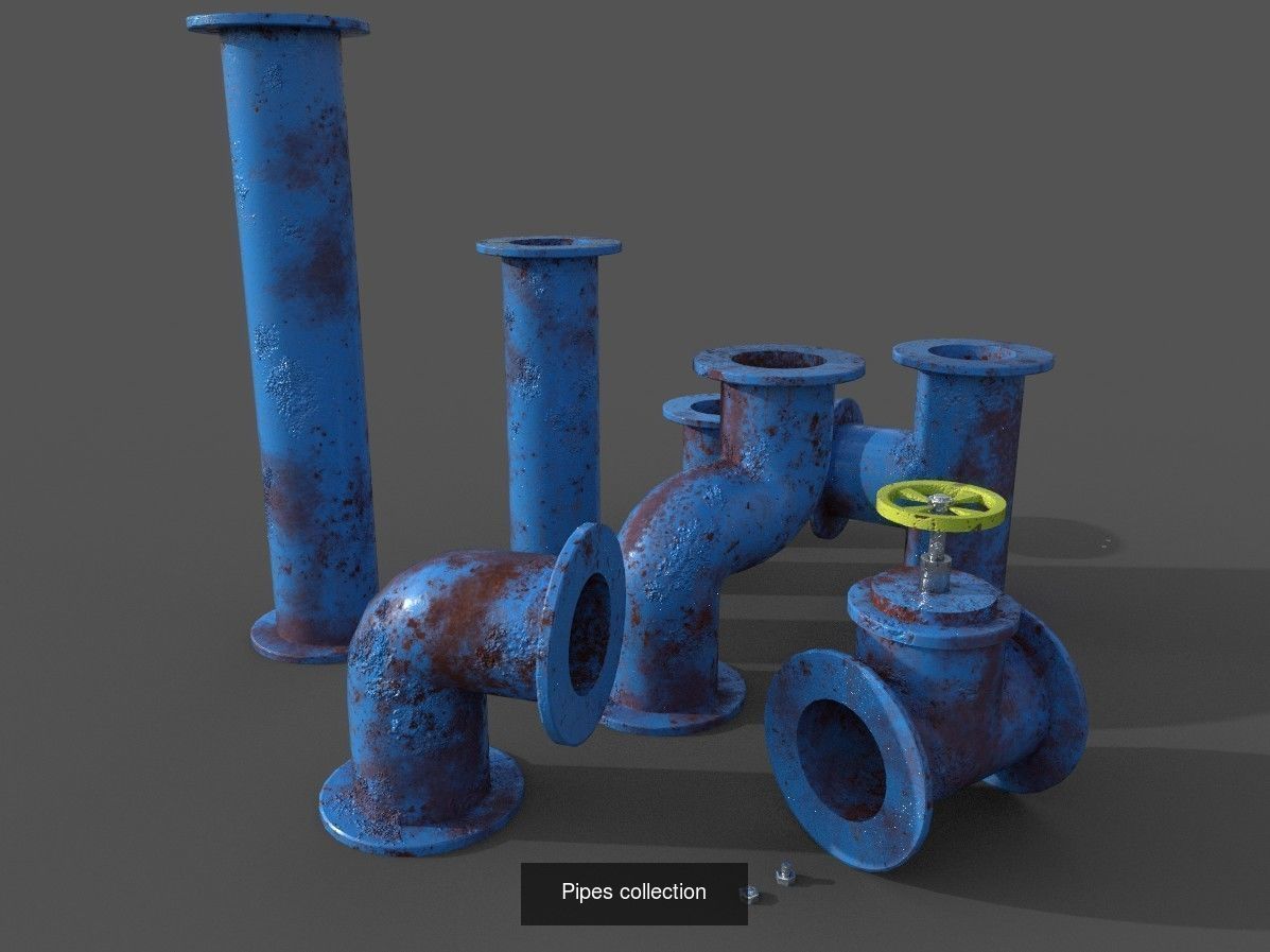 Pipes collection - Texture pack | CGTrader