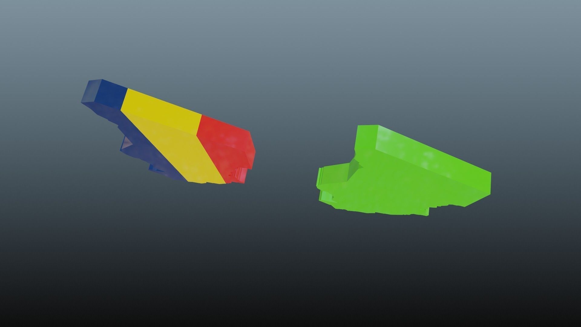 3D model CHAD map symbol VR / AR / low-poly | CGTrader