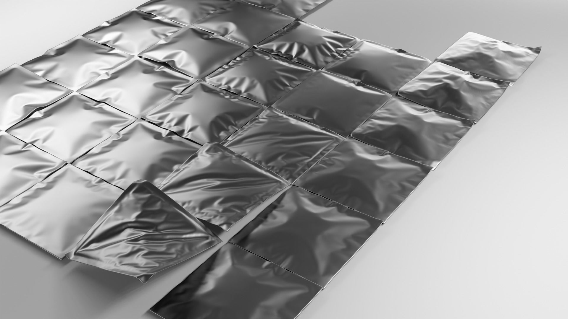 Sachet collection 3D model | CGTrader