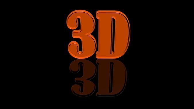 3D Text with Bevel Modifier 3D model | CGTrader