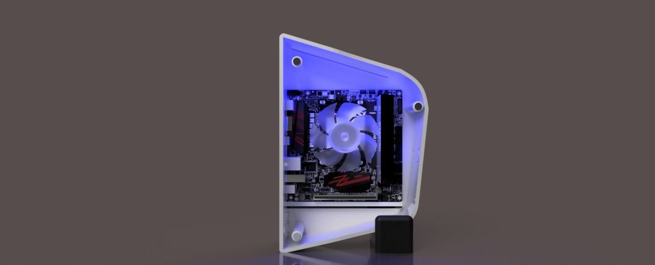 PC CASE ITX MINI SHADOW 3D model 3D printable | CGTrader