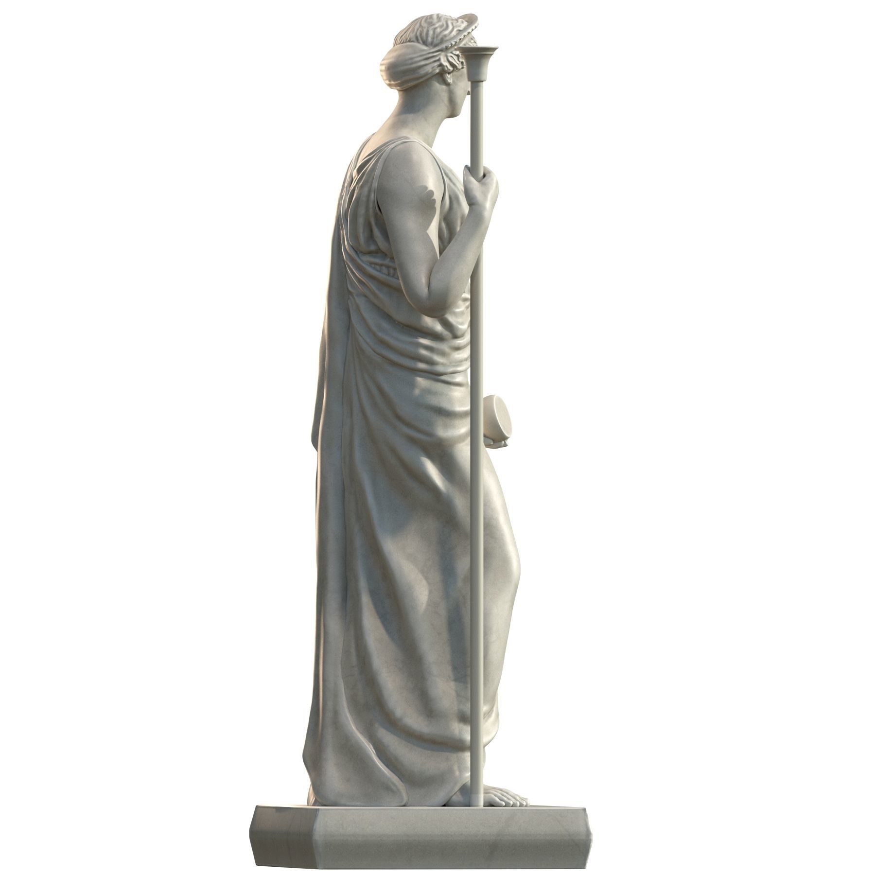 Hera sculpture 3D model | CGTrader