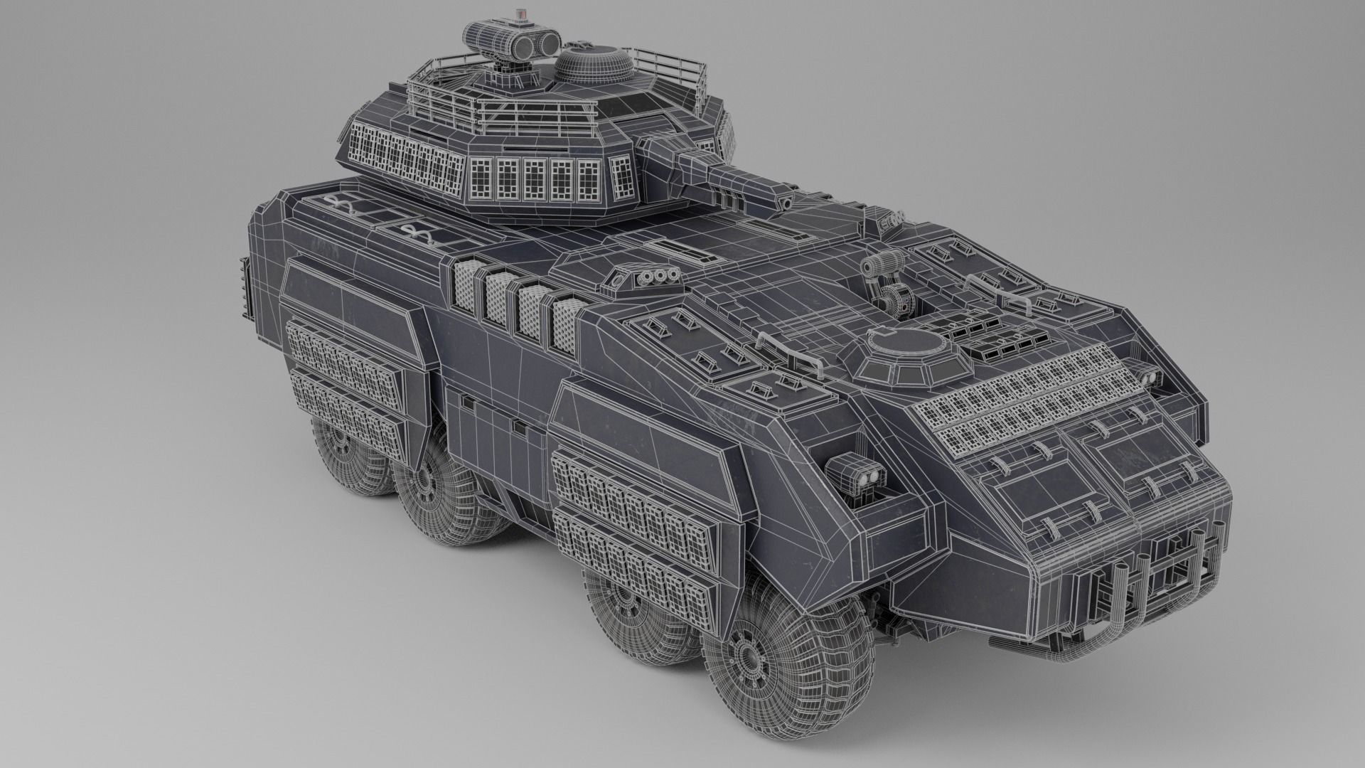 APC Military Vehicle 3D model | CGTrader