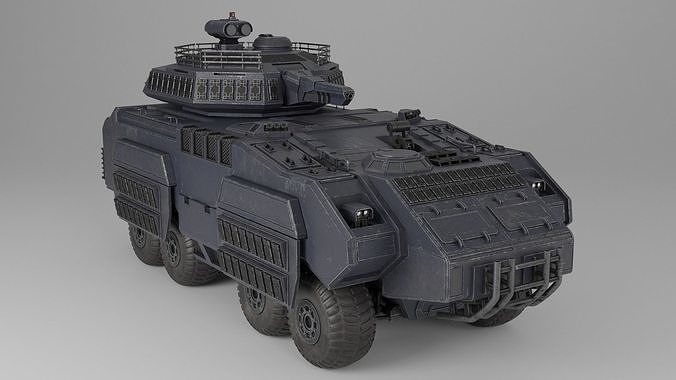 APC Military Vehicle 3D model | CGTrader