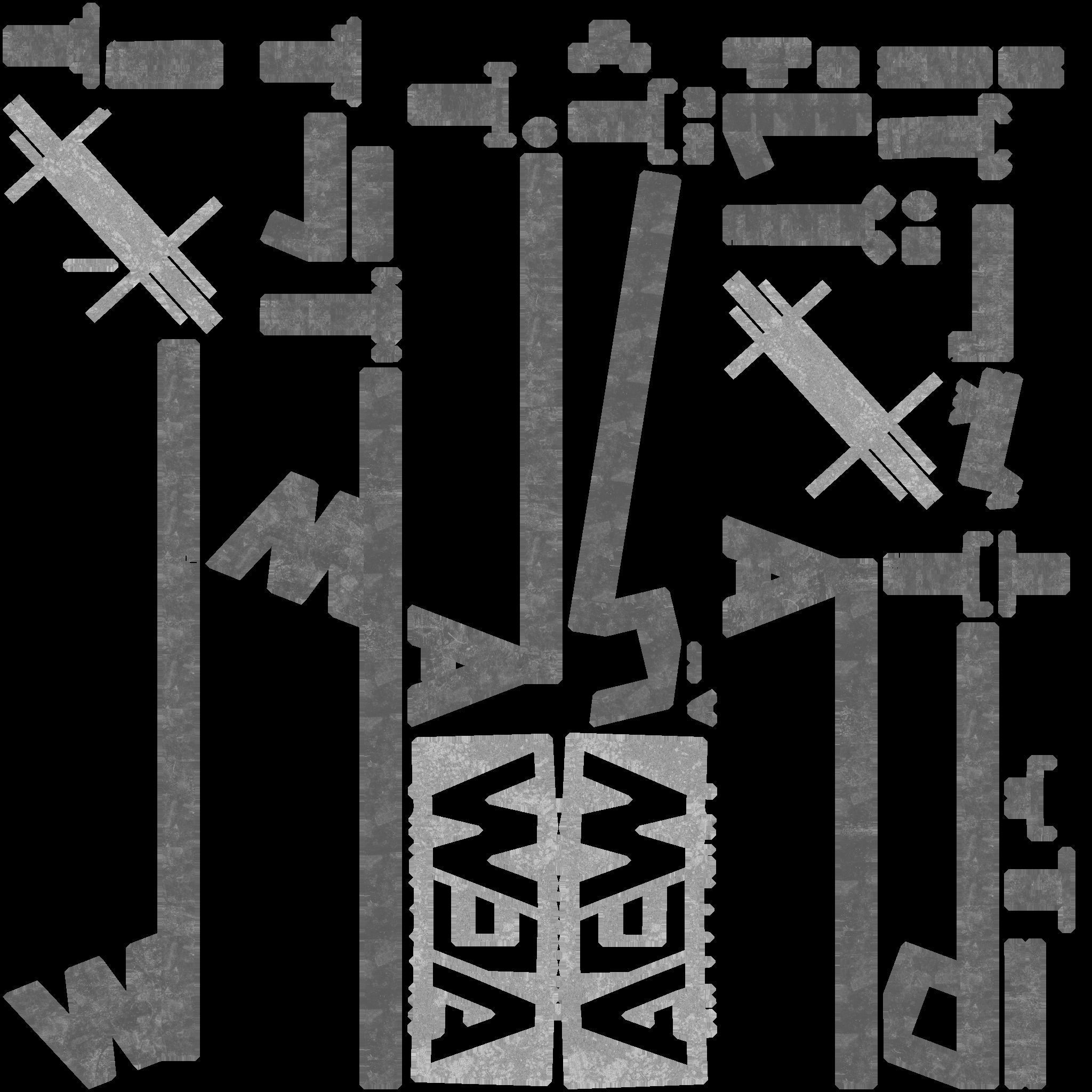 AEW Logo Pack - includes printable tracing stencil 3D model | CGTrader