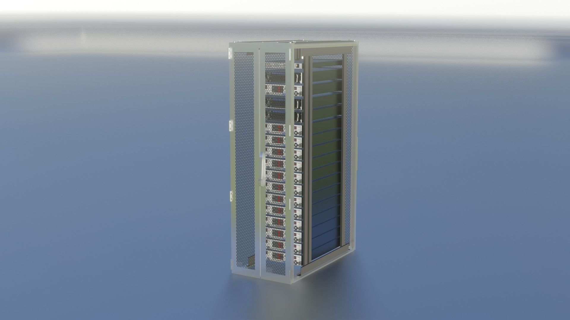 Server Rack Server Rack 42U Width 600mm Rack Cabinet 3D model | CGTrader
